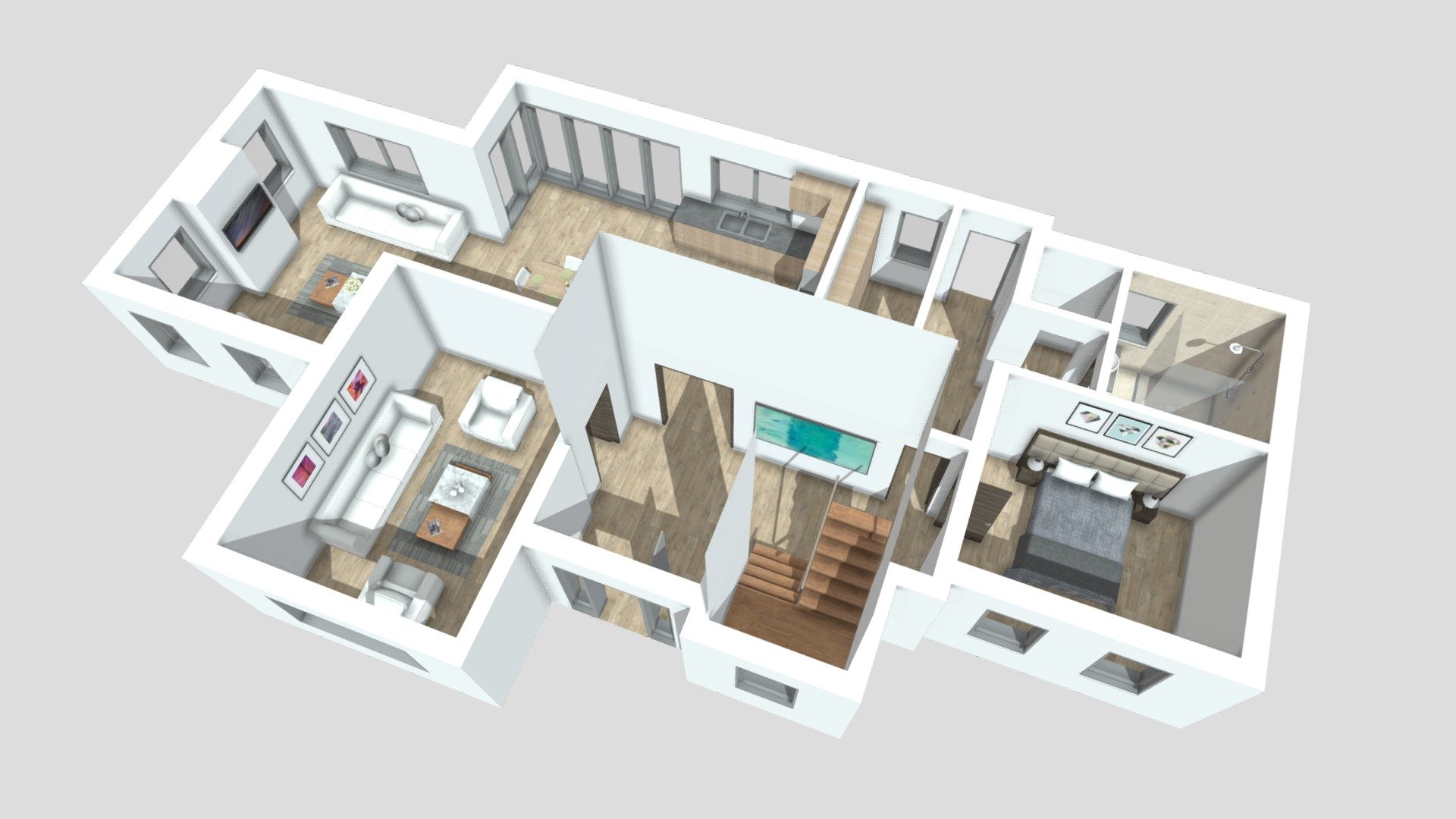 ground floor - 3D model by long_vn [f6bdff4] - Sketchfab