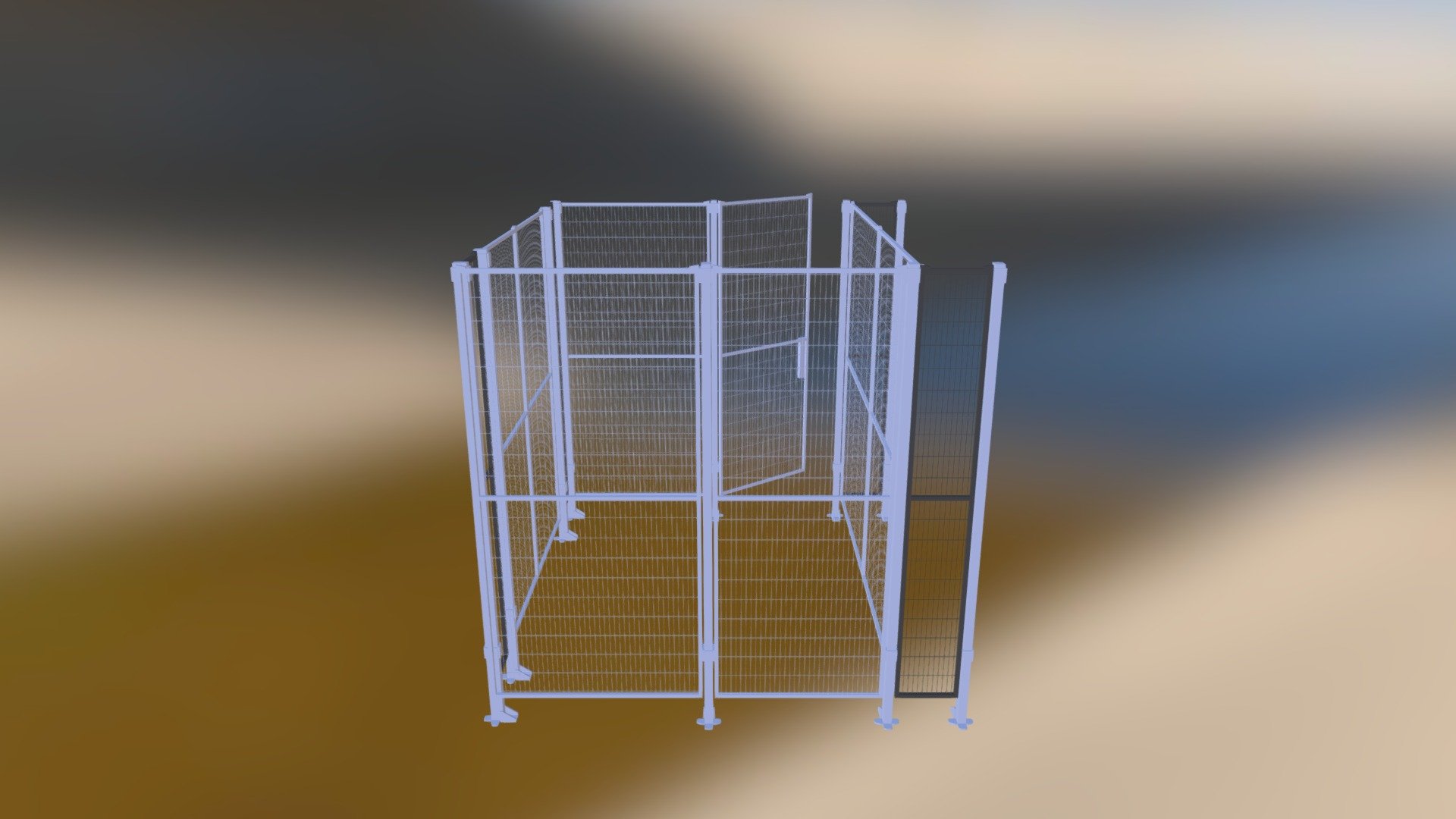 Fence - 3D model by robomotive [f6bf628] - Sketchfab