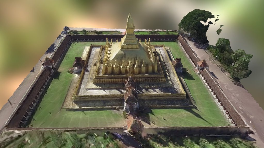 Pha That Luang - 3D model by I'm Bank (@weerapong) [f6c0fd9] - Sketchfab