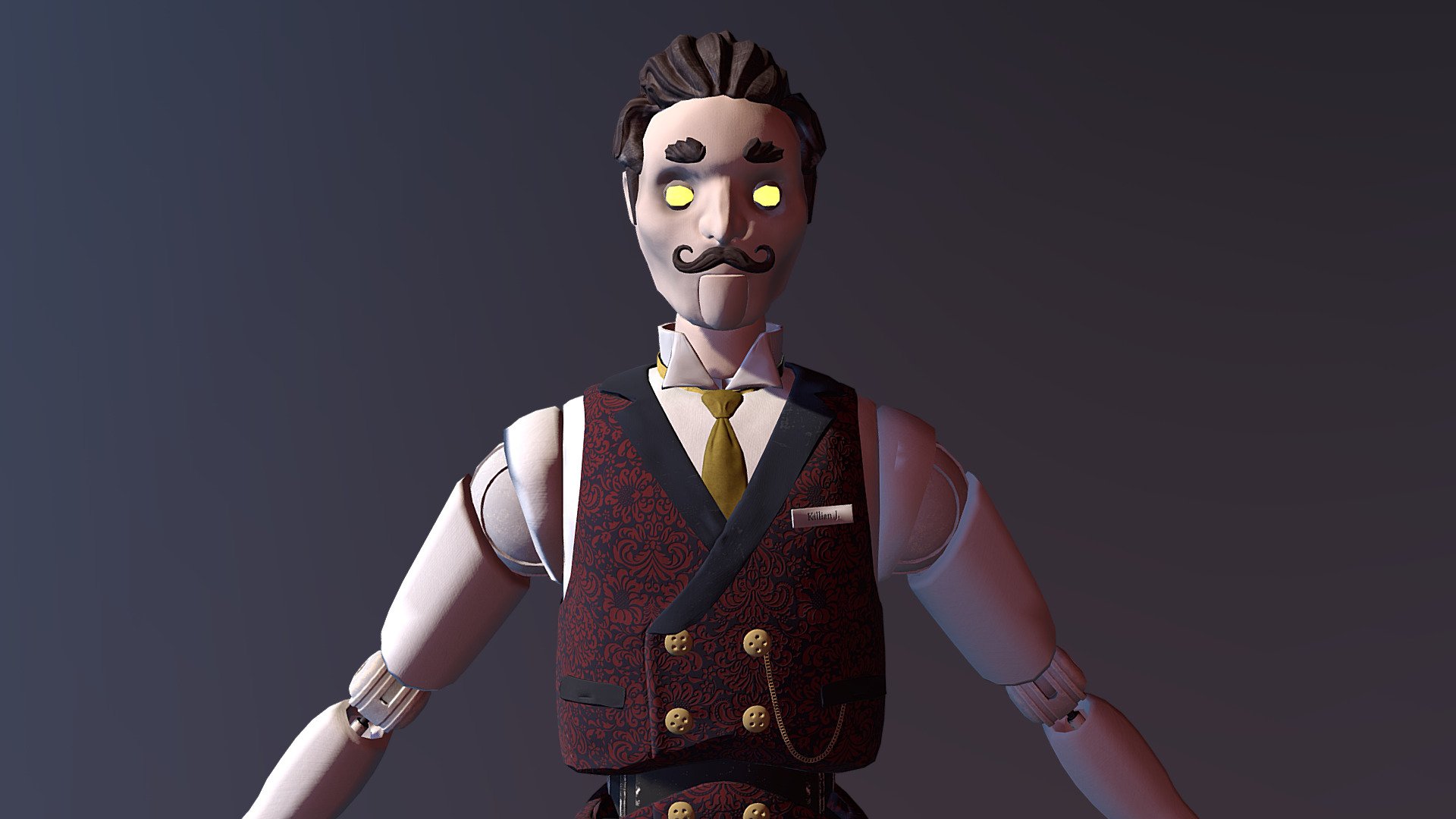 Bioshock Receptionist - 3D model by jack_bummer [f6c199a] - Sketchfab