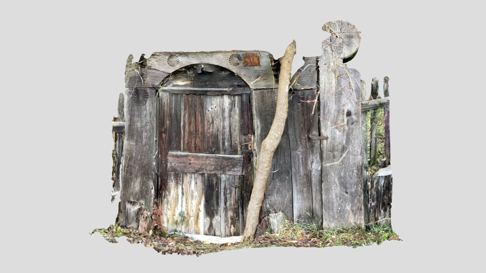 Poartă din Petrinzel, județul Sălaj - Download Free 3D model by ...