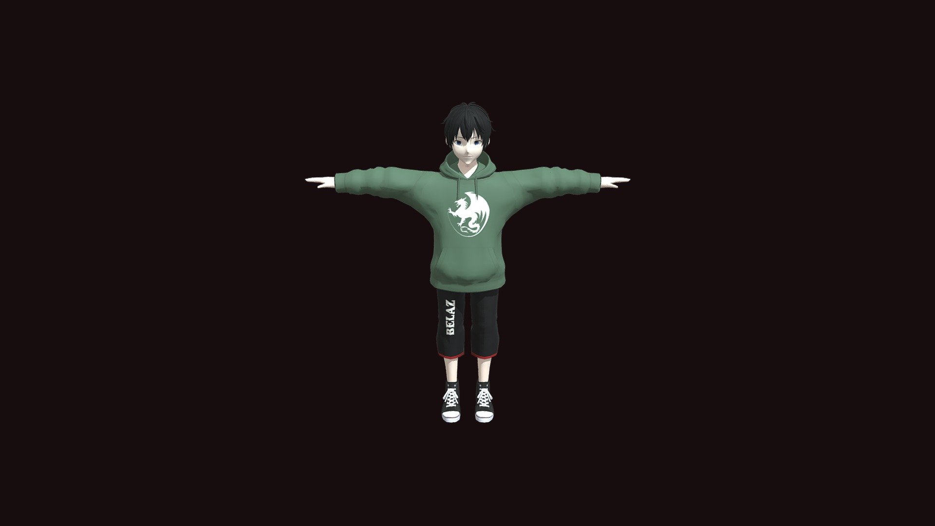 character boy #1 (FBX) - Download Free 3D model by BELAZ (@asset_for ...