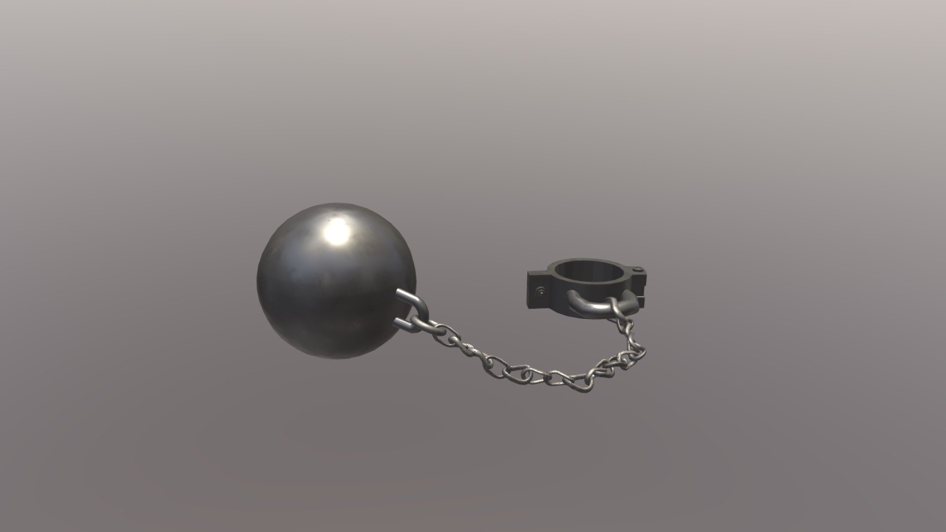 Ball and chain - 3D model by Fadel Etter (@fadeletter741) [f6c3316 ...