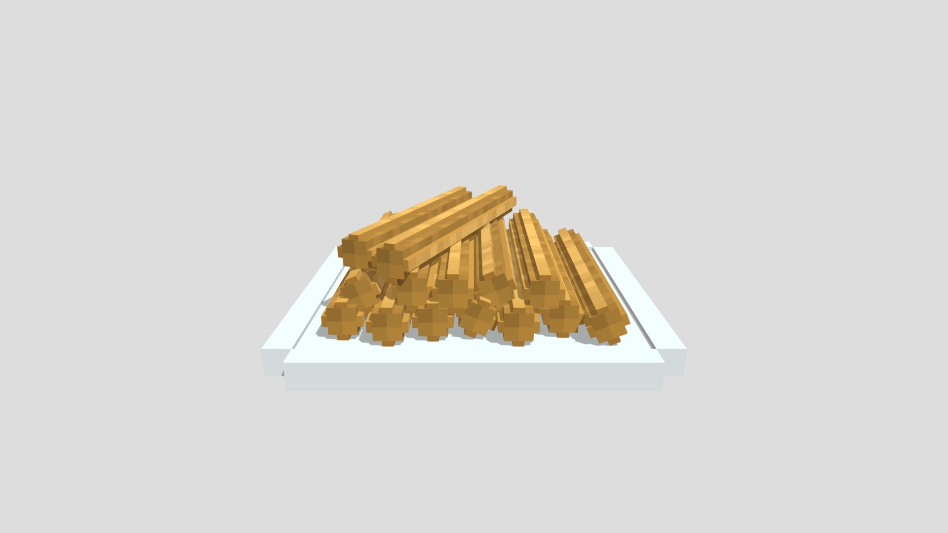 Churros - 3D model by Nowko [f6c5564] - Sketchfab