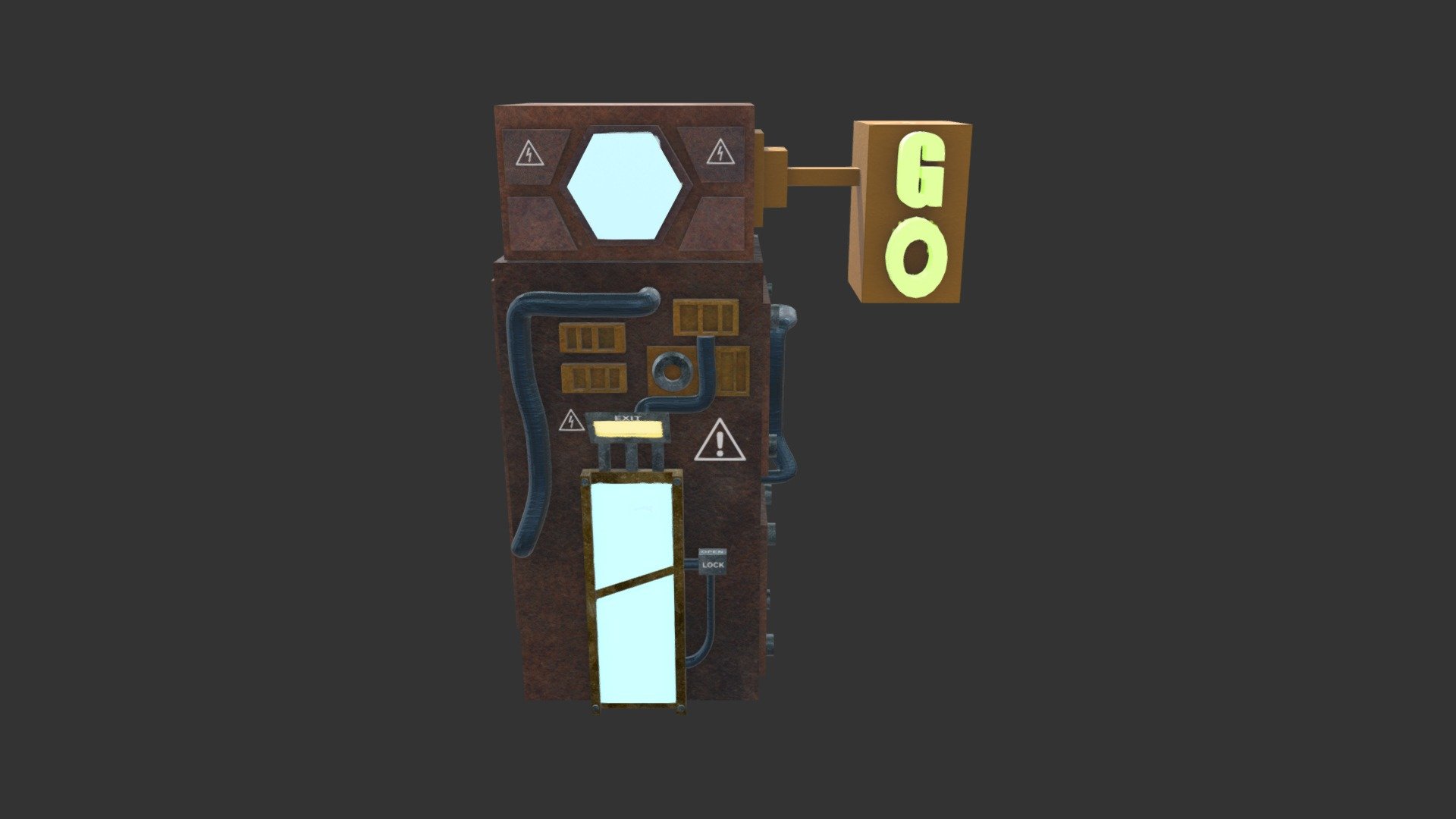 'Go' Building - Racing Game - 3D model by InterestingBeetle [f6c5e9a ...