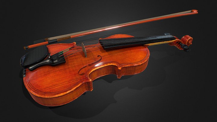 Violin 3D models - Sketchfab