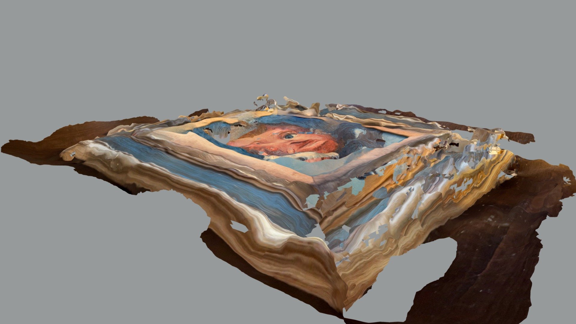 Distorted painting - Download Free 3D model by cloudhouse1 [f6c7246 ...