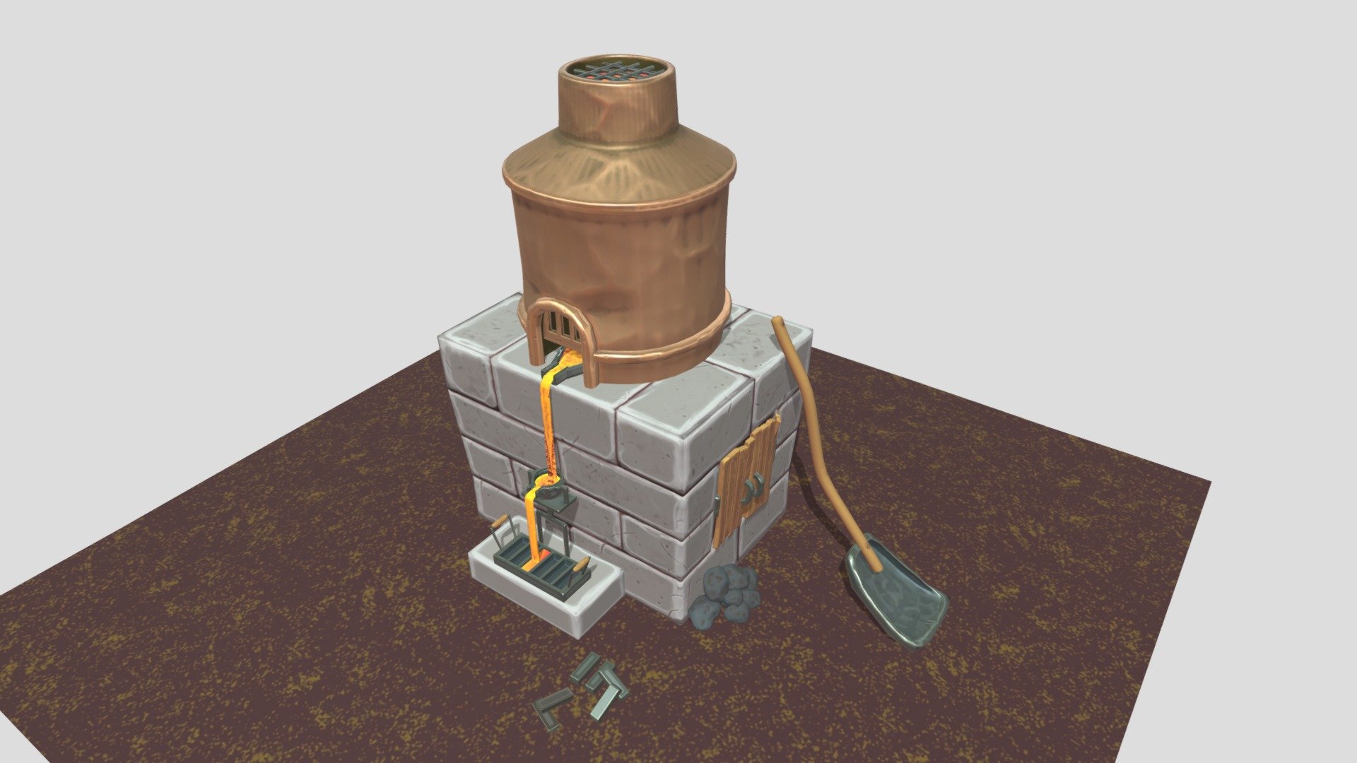 Stylized Forge - Download Free 3D model by Tytan (@tylerhalterman ...