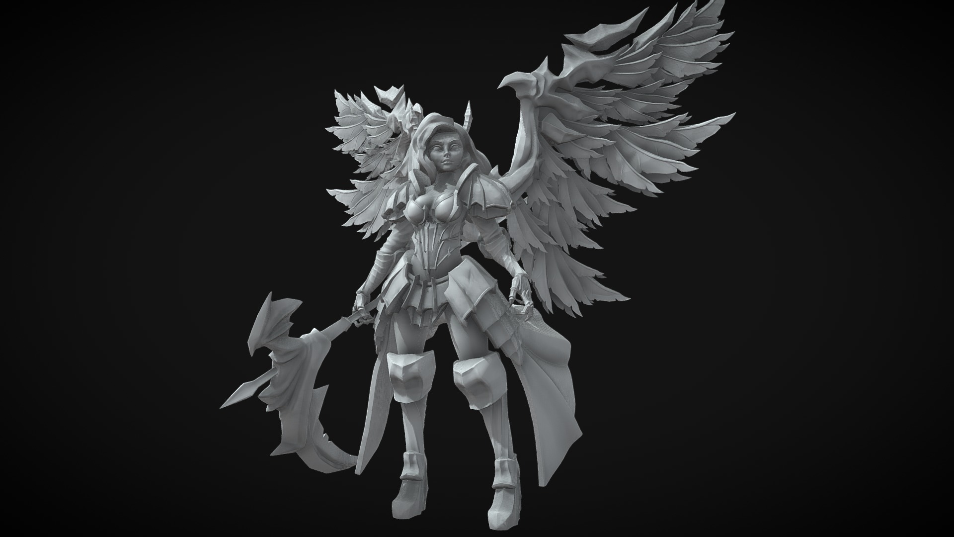 Dark angle - Download Free 3D model by Quan Kan (@minh.quan.17.25 ...