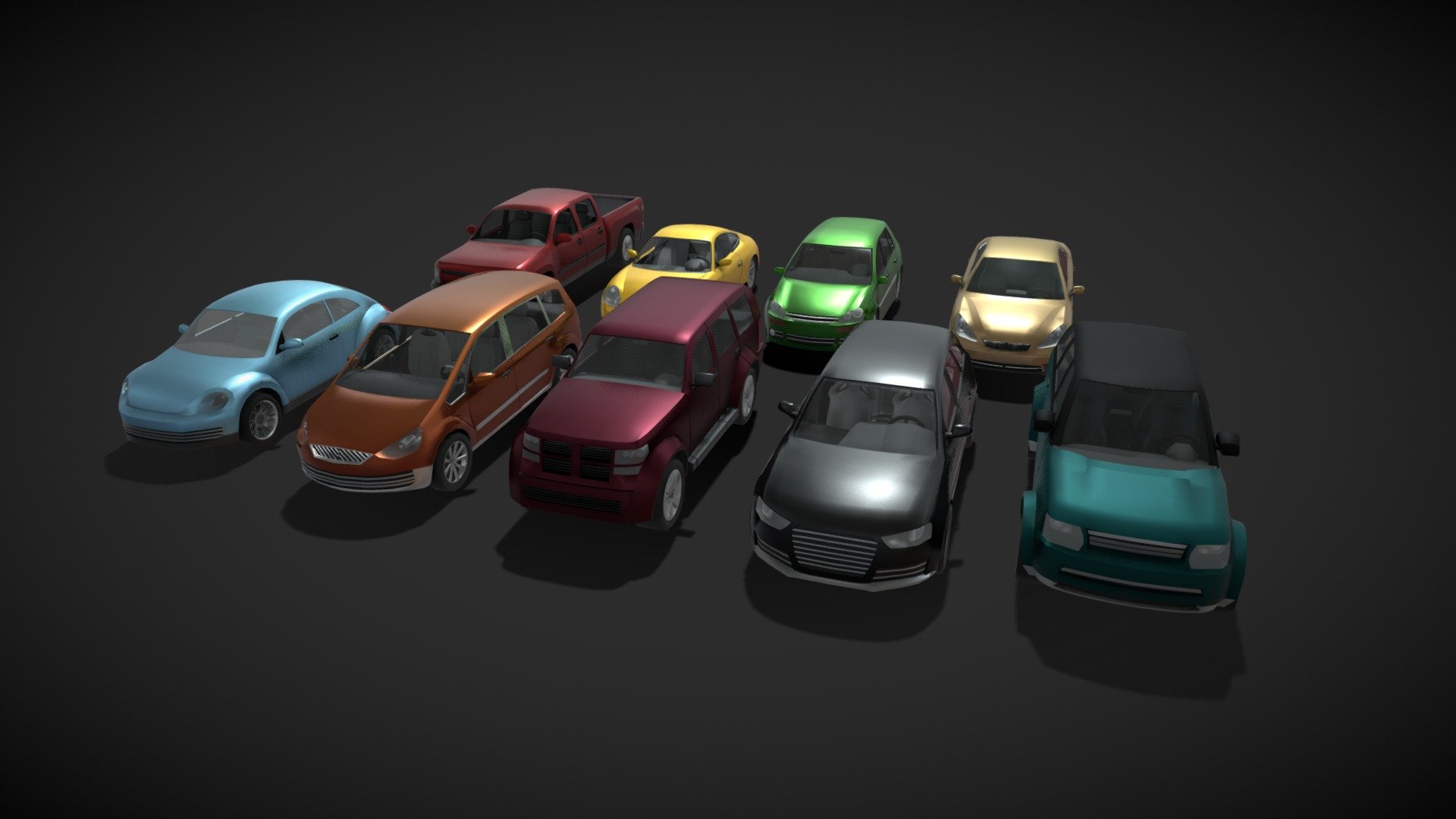 Generic Passenger Car With Interior Pack - Buy Royalty Free 3D model by ...