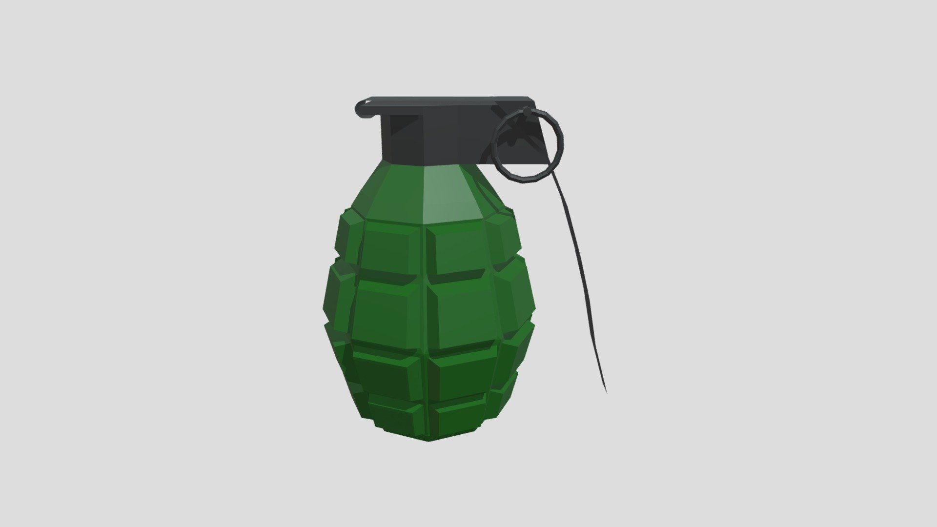 Low Poly Grenade - Download Free 3D model by kennys (@SneakyQ) [f6c9607 ...