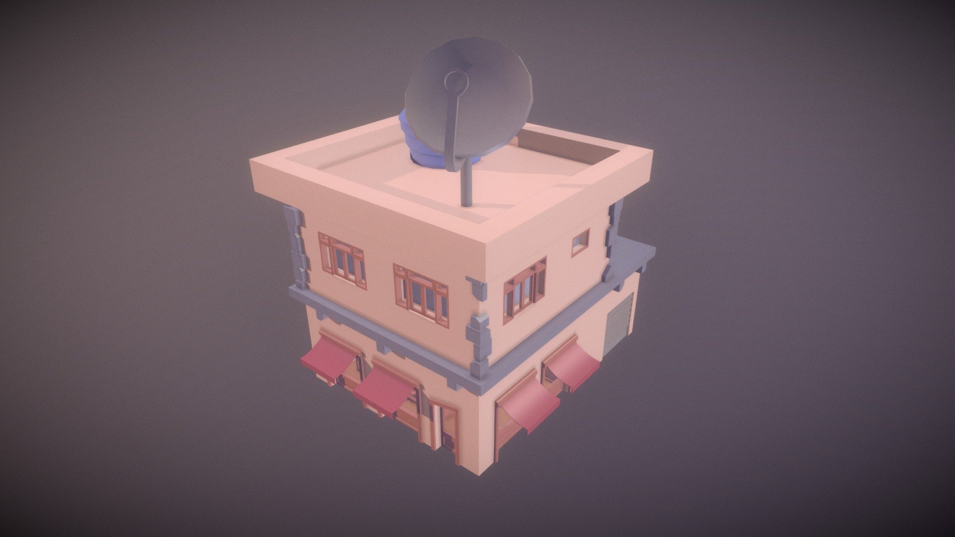 3D - Stylized Brazilian Library - 3D model by Bazzotti ...