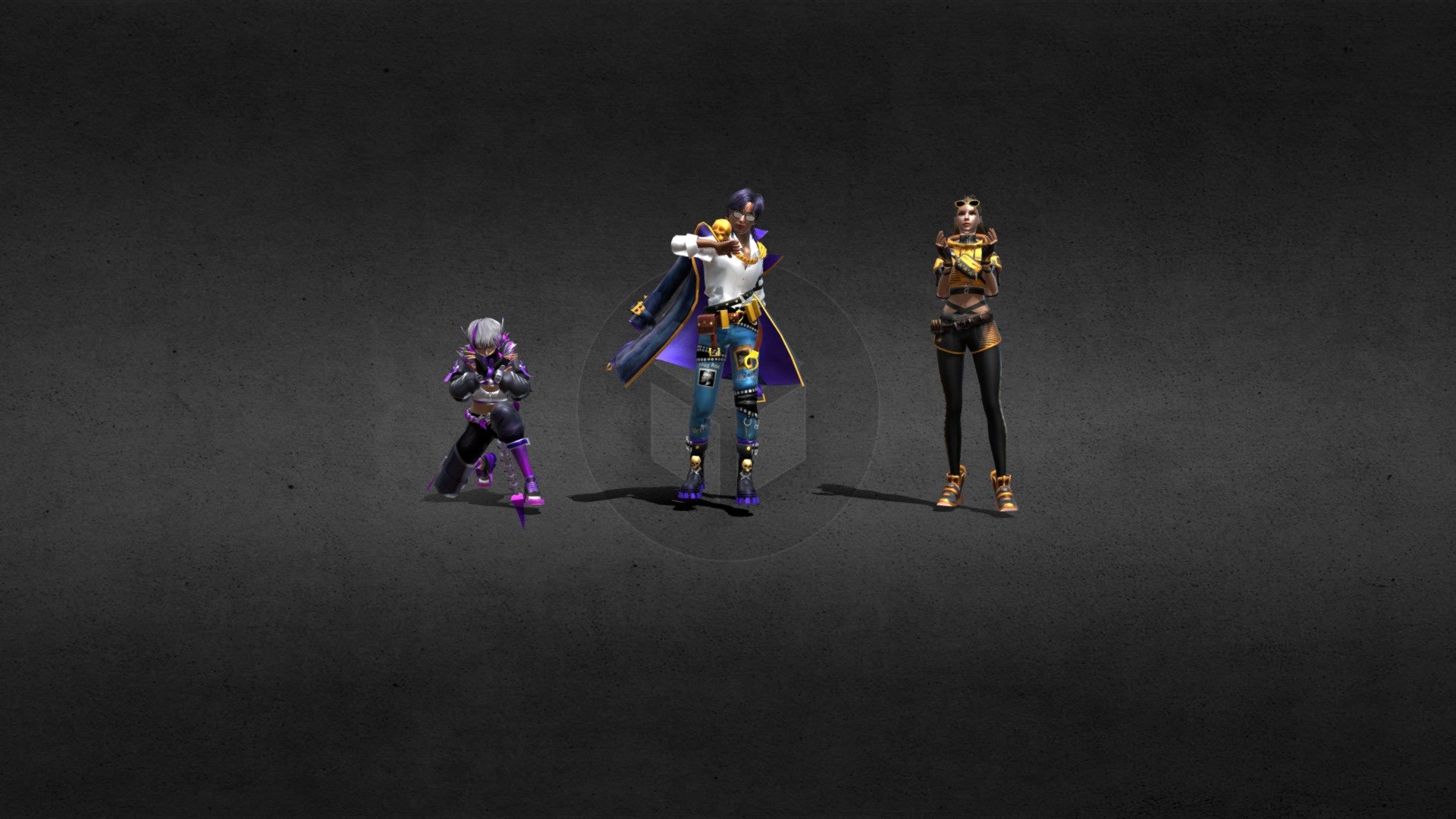 FREE FIRE EMOTES - Download Free 3D model by JOKER SQUADS ...
