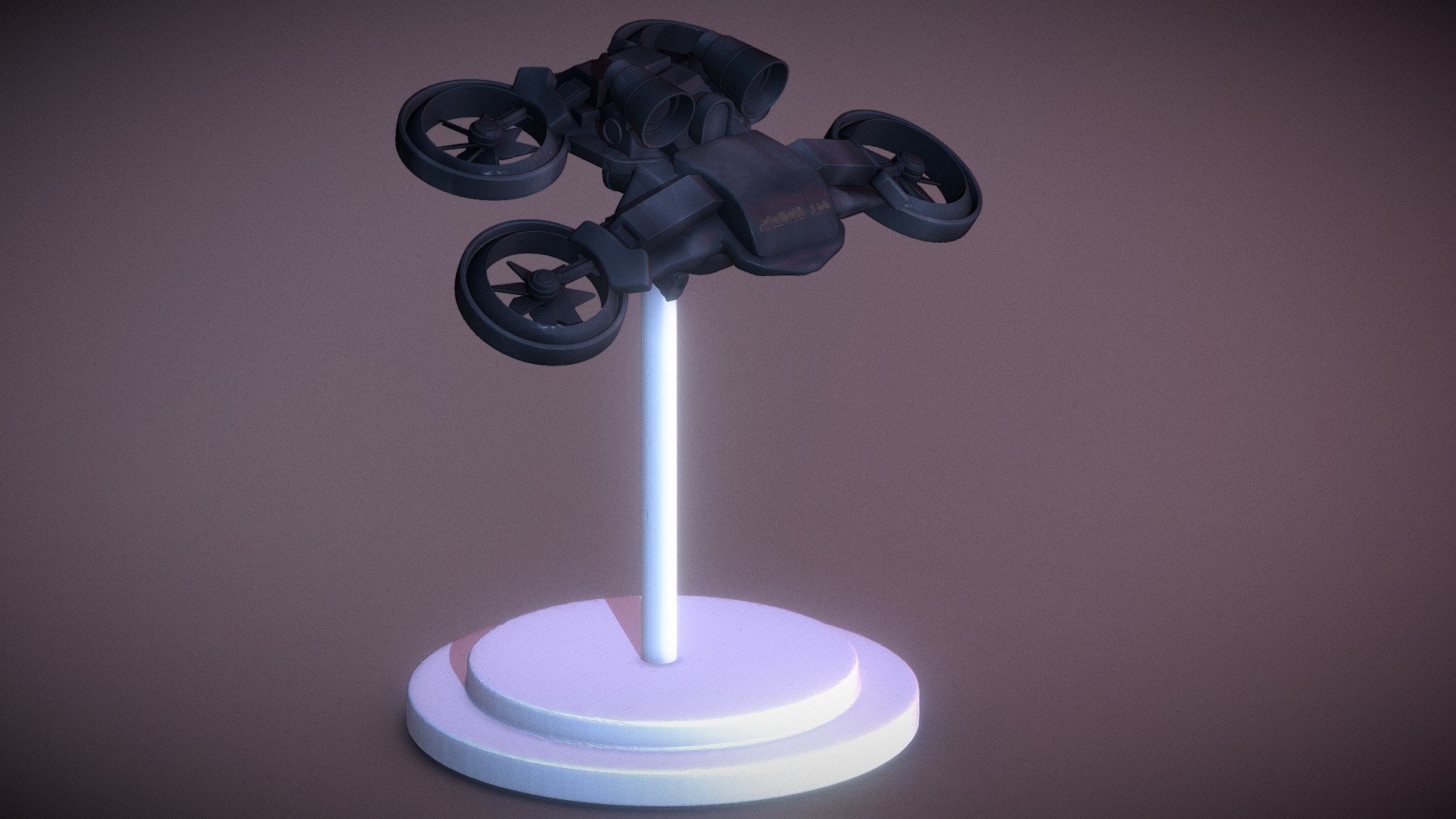 Police Drone Miniature - Download Free 3D model by urbanmasque [f6ceb06 ...