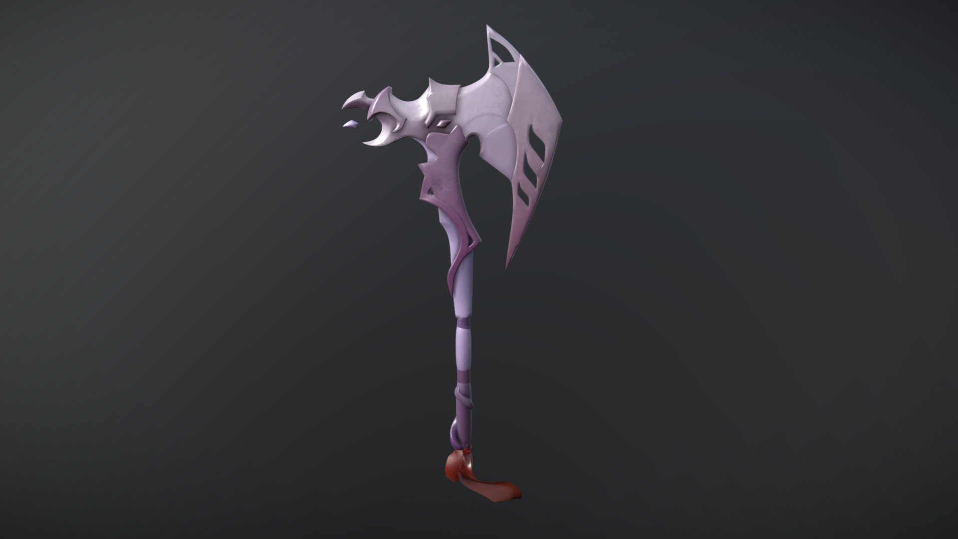 Weapon Poleaxe - 3D model by Kevin (@deadpul4) [f6d0aae] - Sketchfab
