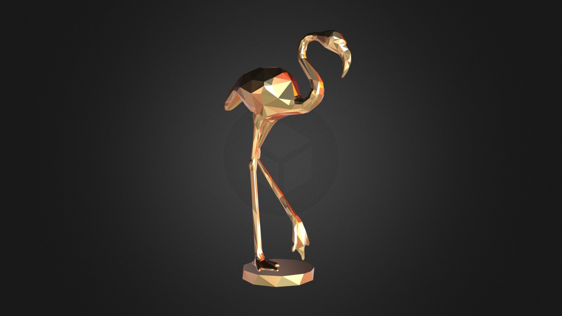 FLAMINGO LOWPOLY - Buy Royalty Free 3D model by DTA DESIGN STUDIO ...