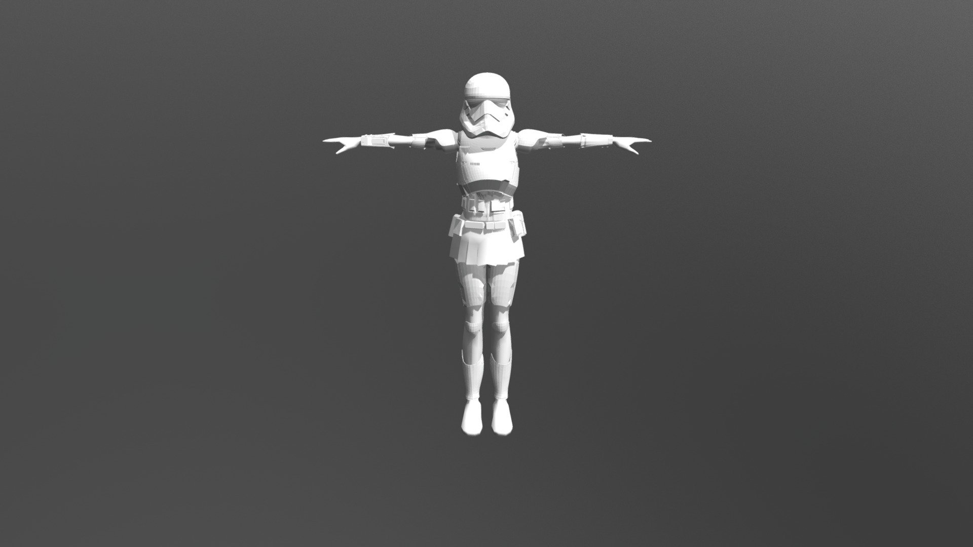 Female Trooper rigged - Download Free 3D model by eiriksbjordal ...