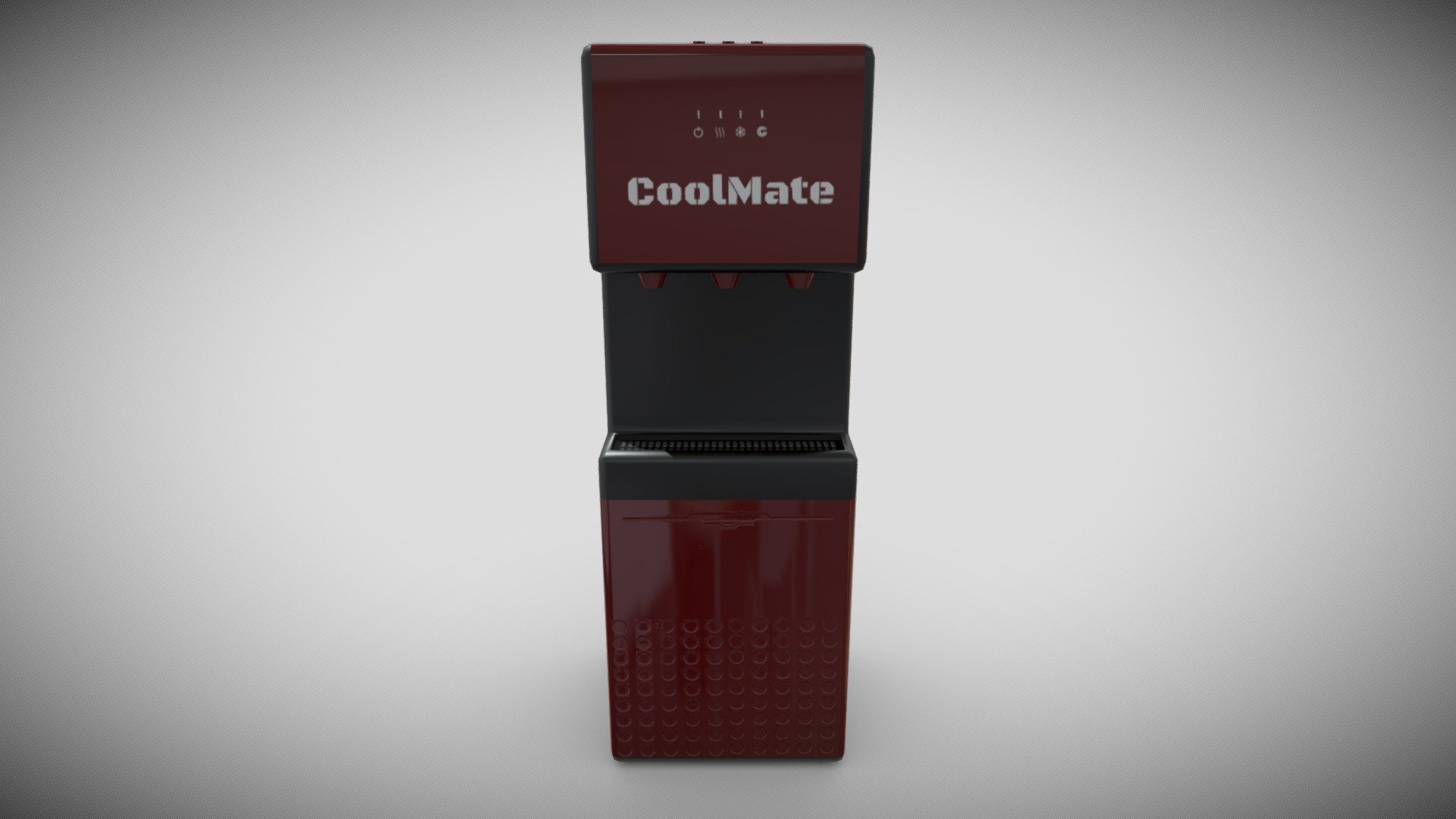Water Cooler Red Black - Buy Royalty Free 3D model by Dexsoft Games ...