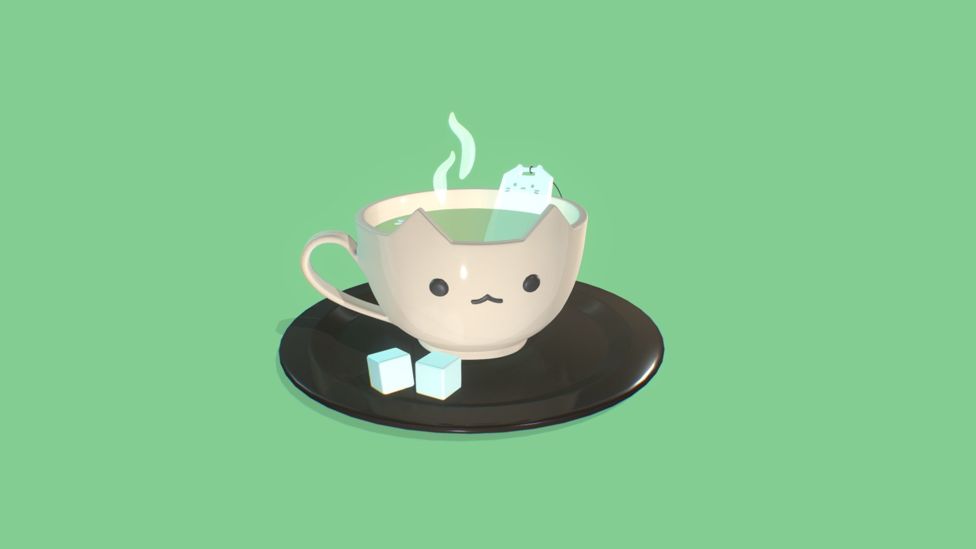 Cat Cup - 3D model by KawiriChan [f6d8091] - Sketchfab