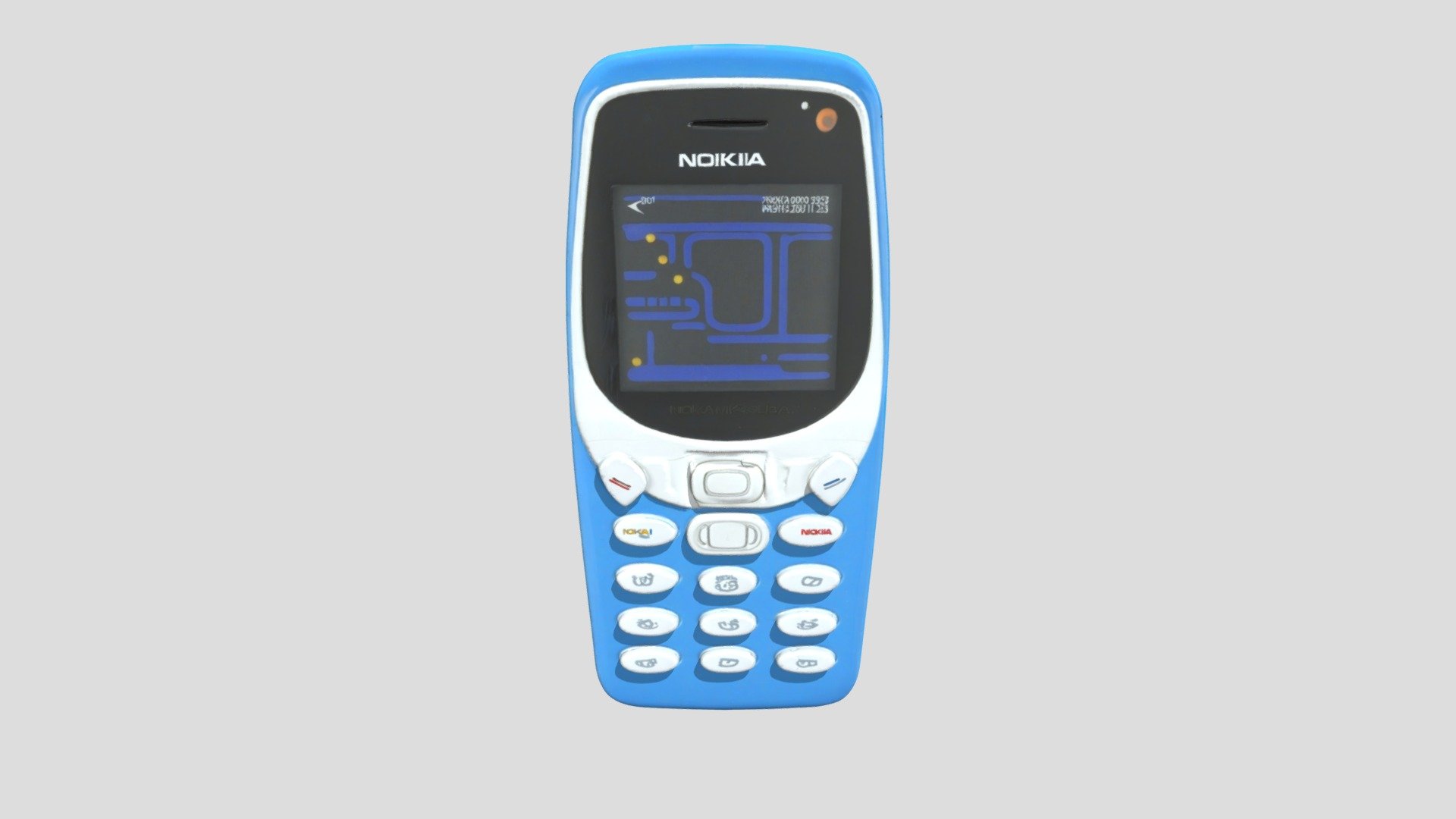 nokia 3310 - 3D model by figury [f6d9bb5] - Sketchfab