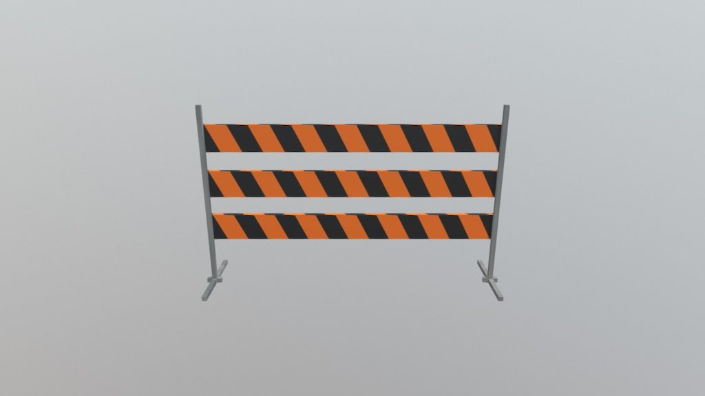 fixed road block - 3D model by David Macfarlane (@IBeatMyMeat) [f6da617 ...