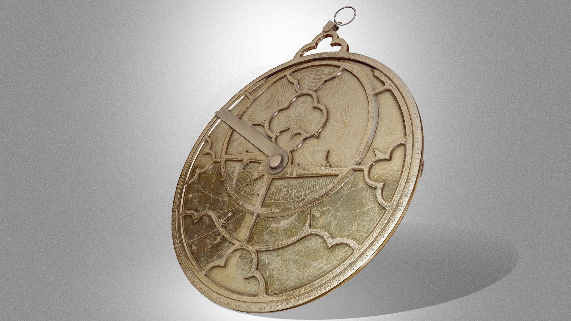 Planispheric astrolabe - Download Free 3D model by Virtual Museums of ...