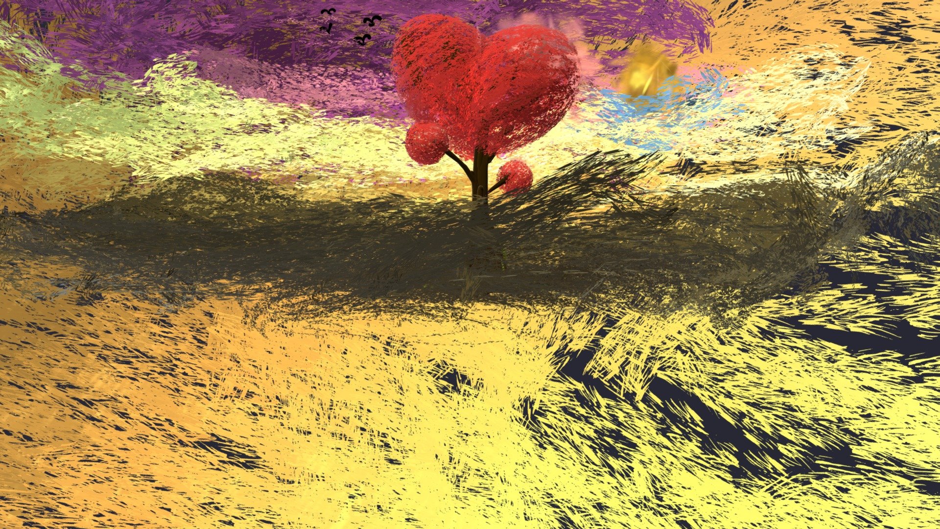 Heart Shaped Tree - 3D model by Aloof Aloe (@annaytlai58) [f6db037 ...