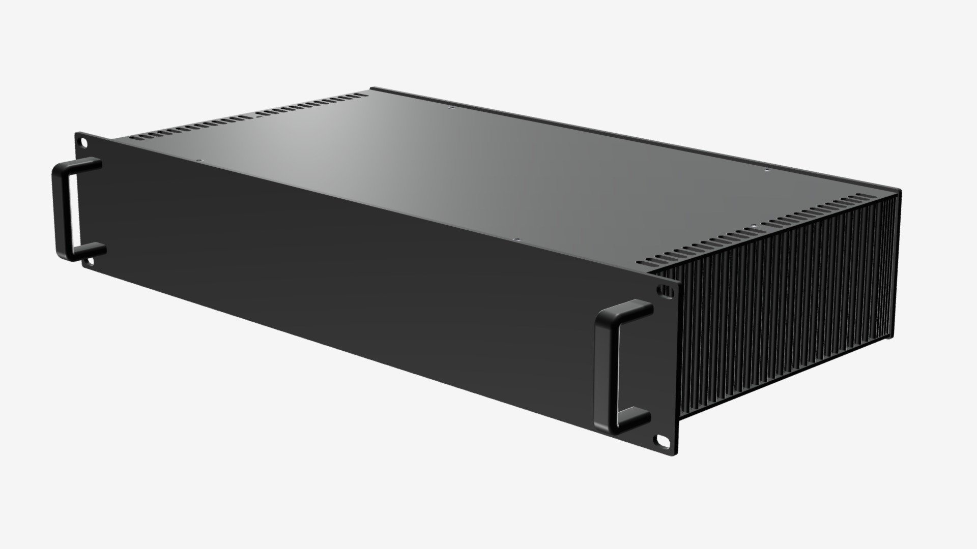 19 RACK HEATSINK ENCLOSURE with HANDLE - 2U - 3D model by takachitec5 ...