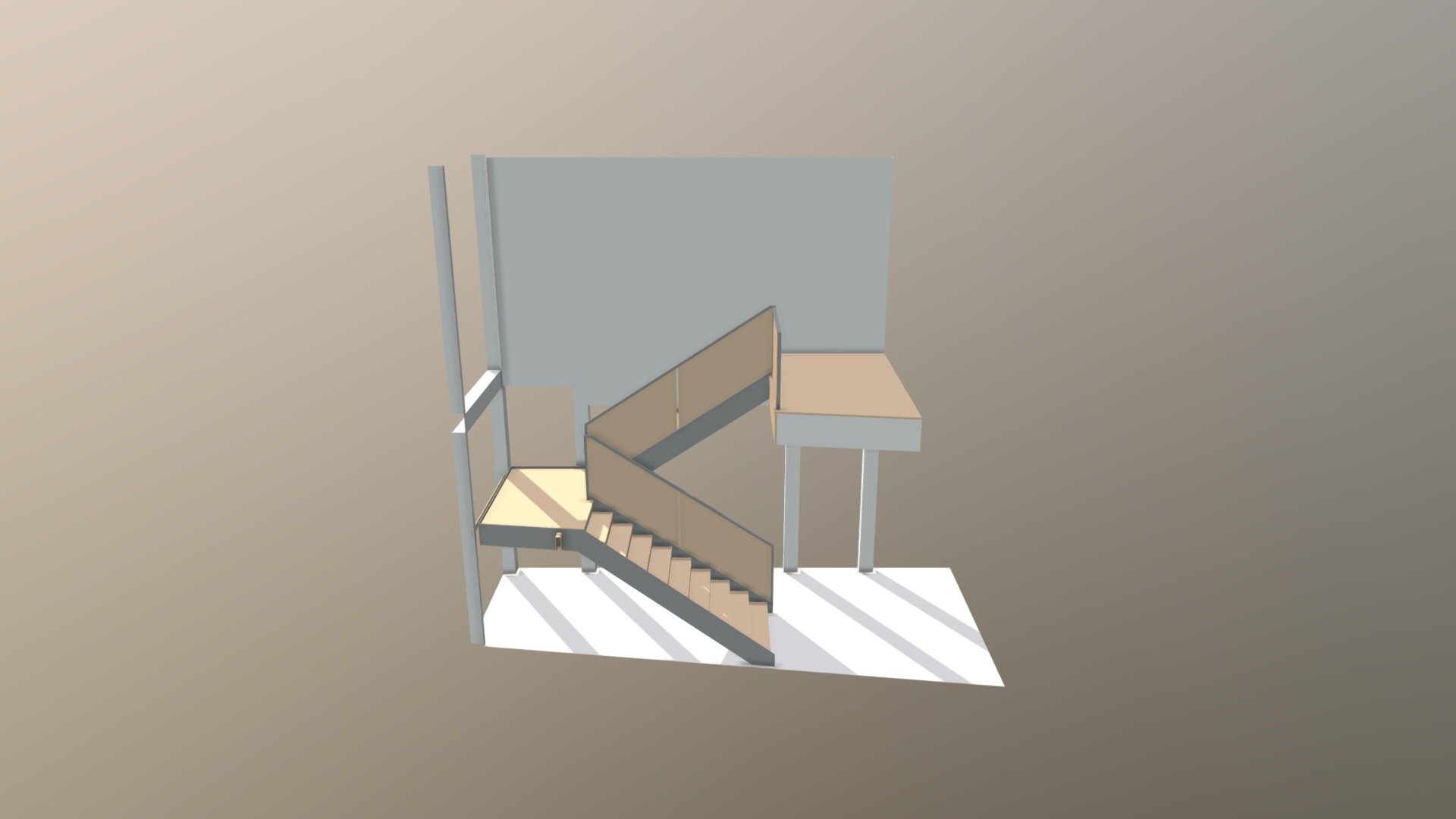 20180222 - Madigan - Master Stair - 3D model by tylerw [f6dc6e4 ...