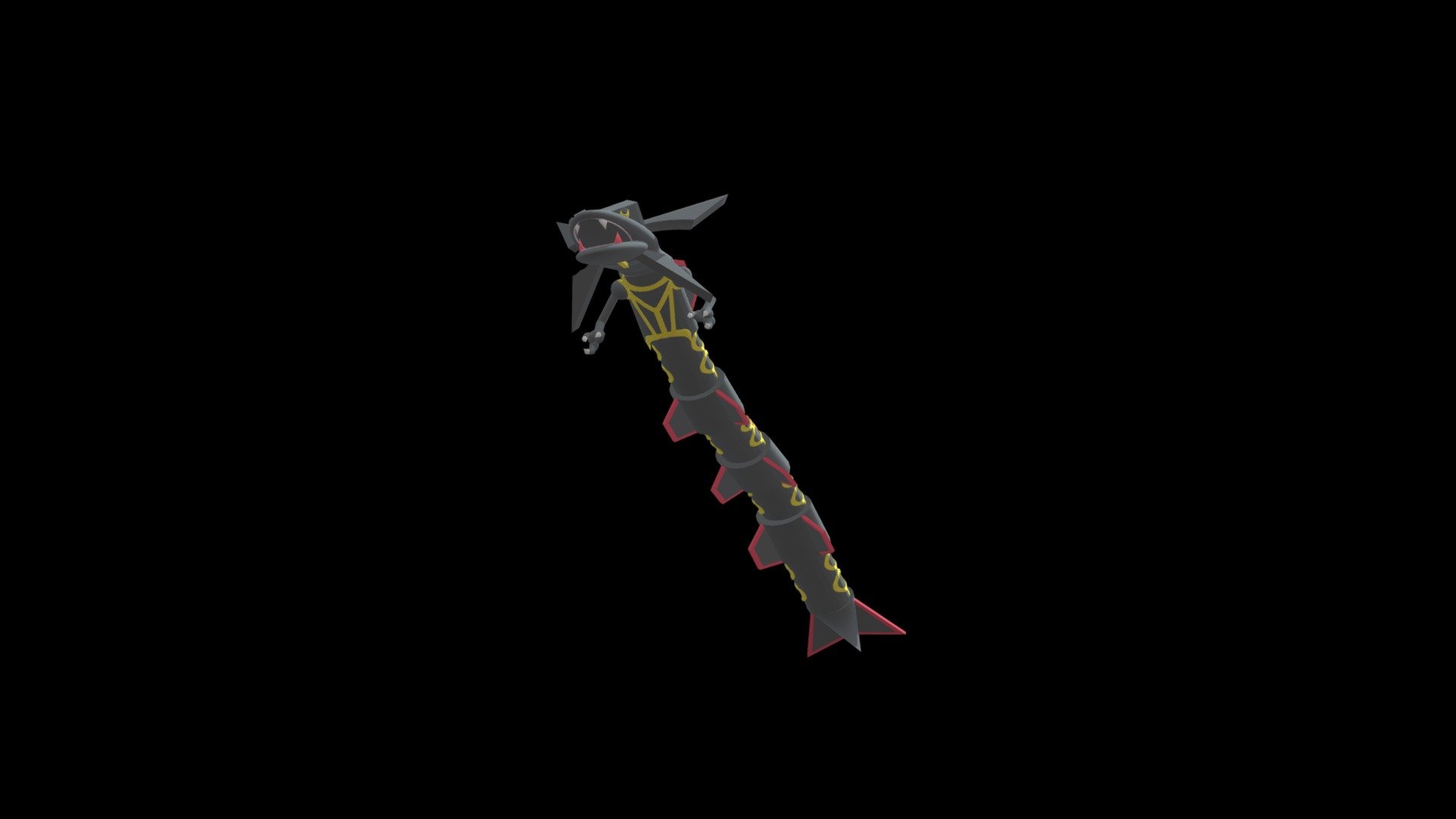 Shiny Rayquaza - Download Free 3D model by DooDleDragon (@796147 ...