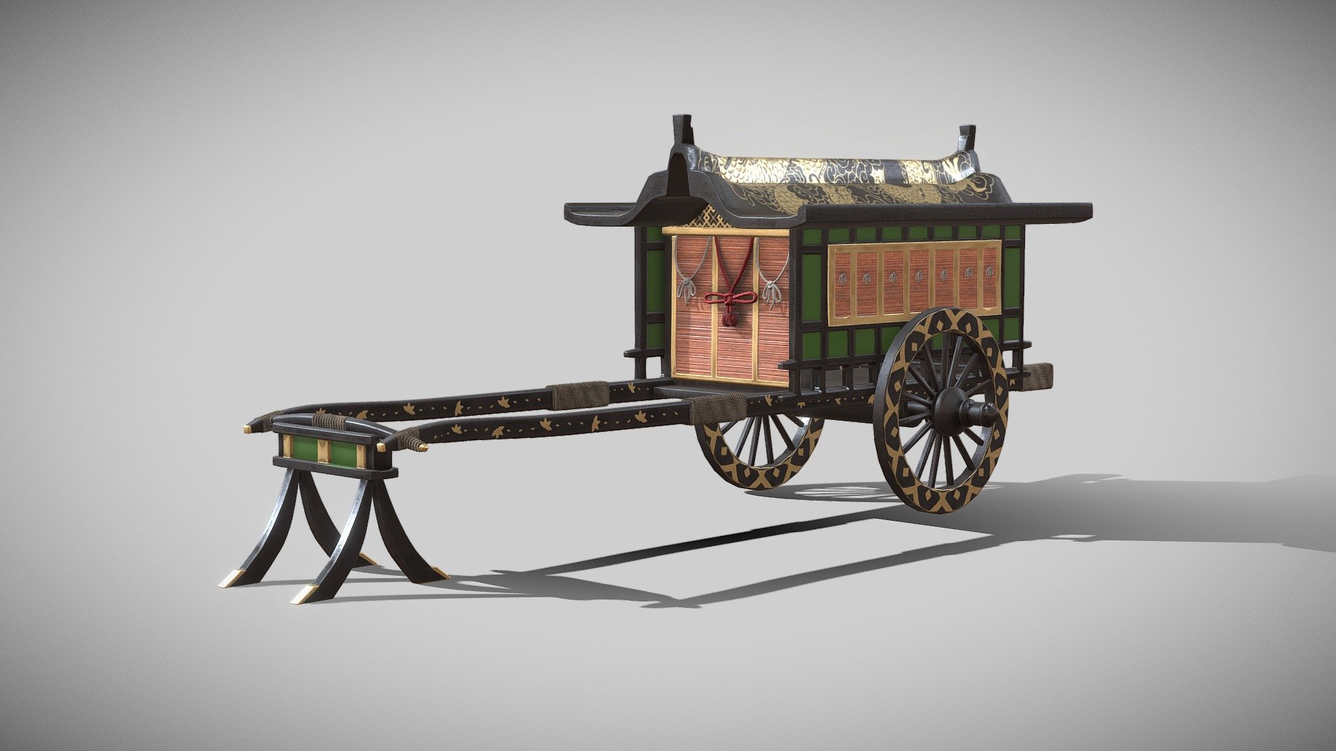 Gosho Guruma Cart - Download Free 3D model by third construct (@brand ...