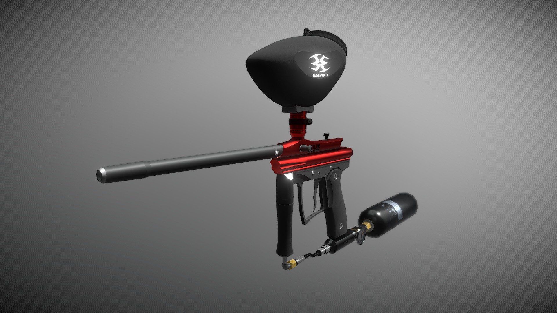 Paintball Gun Model - 3D model by Patrick van Gorp (@dns00809683 ...