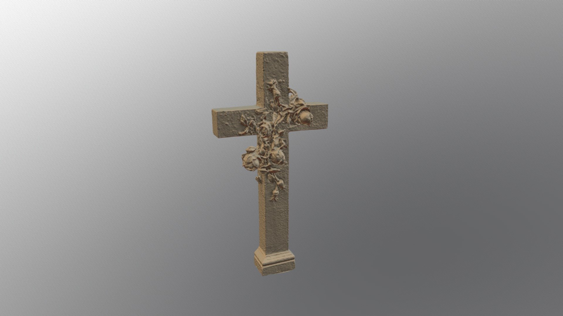 Tombstone cross - 3D model by FilipS (@Geoline) [f6e3742] - Sketchfab