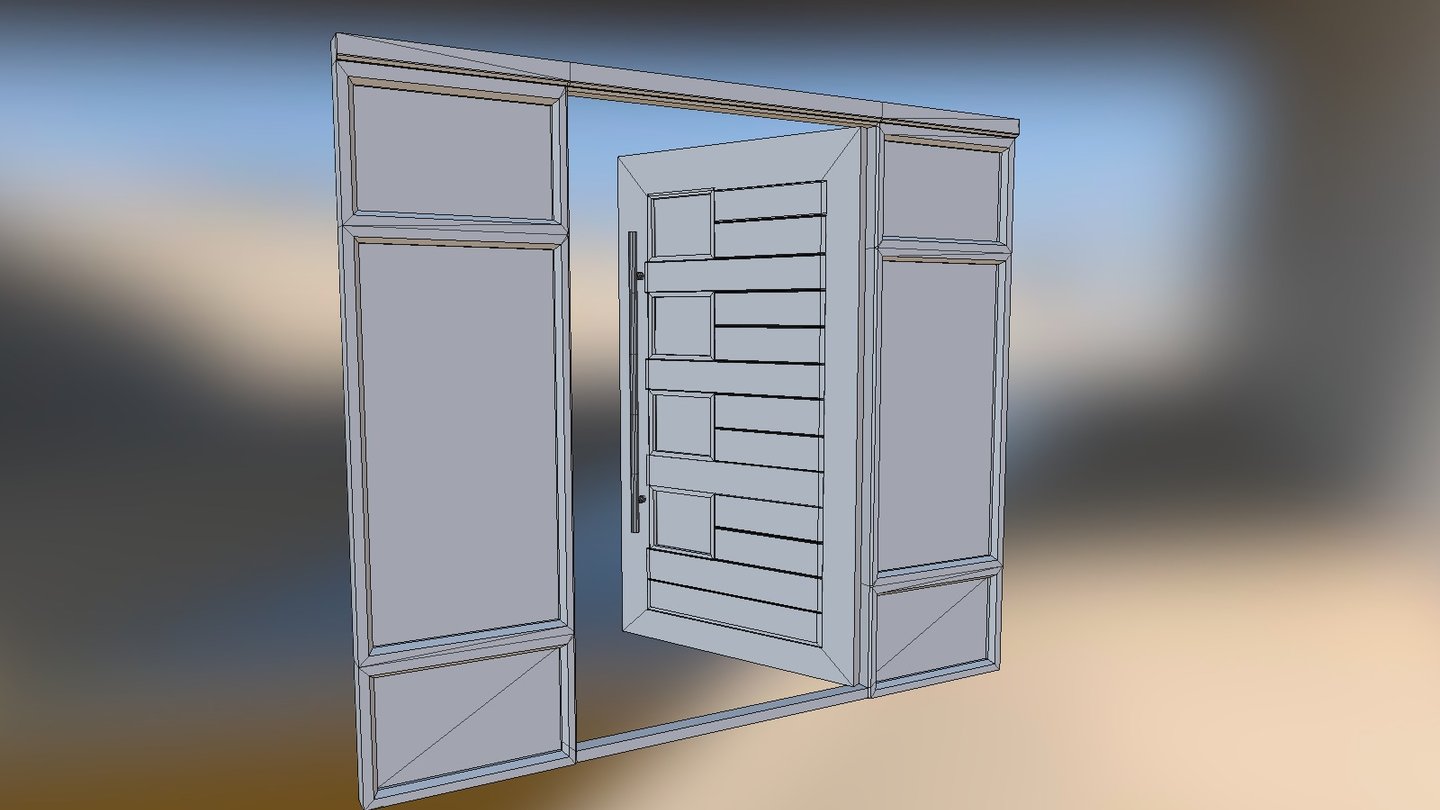 3D Door - 3D model by John_Wright [f6e39d7] - Sketchfab