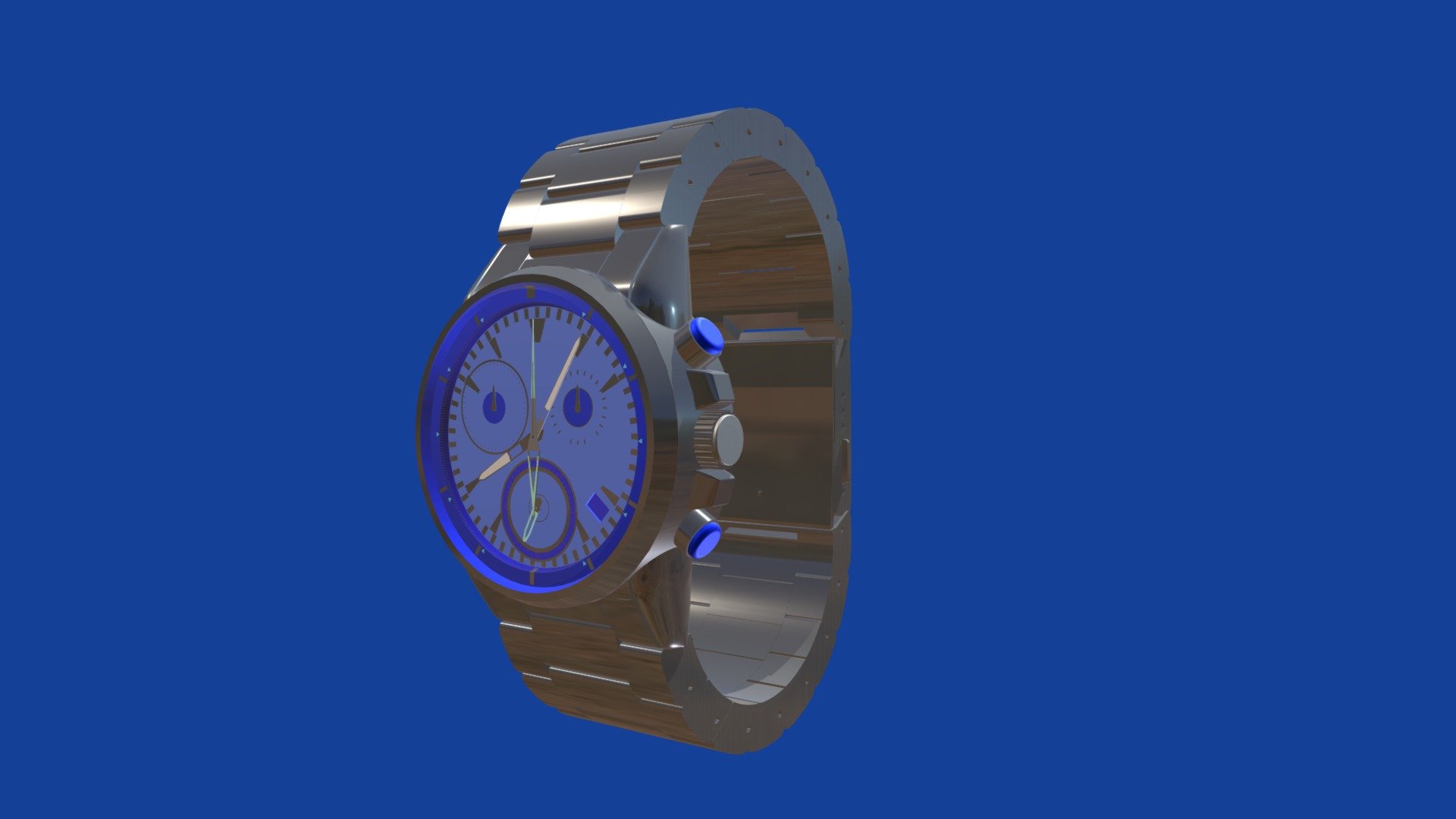 Blue Watch - 3D model by kaitotakase [f6e47cc] - Sketchfab