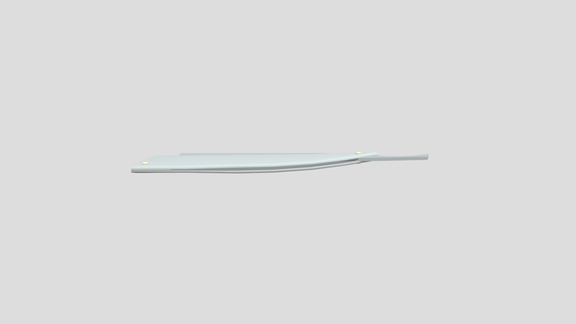 Straight Razor - 3D model by worlvius [f6e6367] - Sketchfab