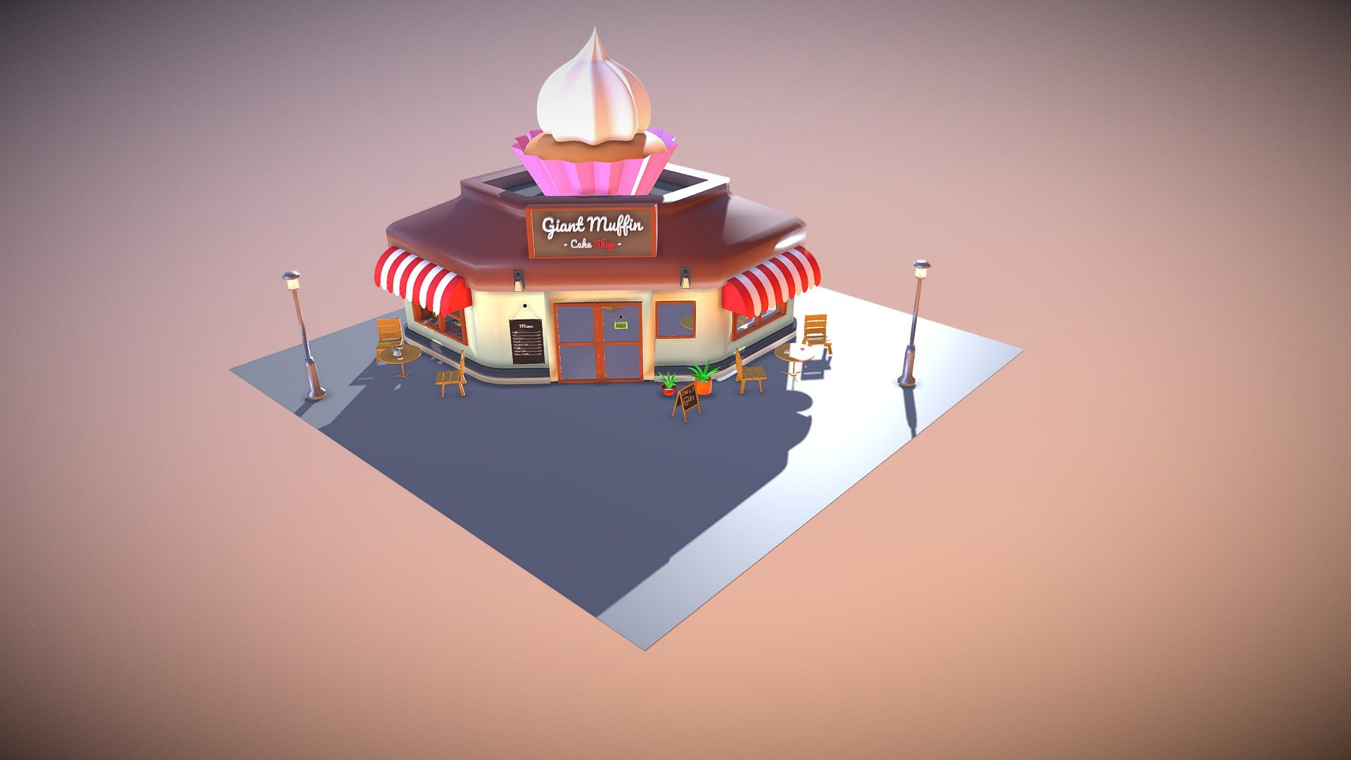 Cake Shop - Download Free 3D model by ezariucosmin (EnZa ...