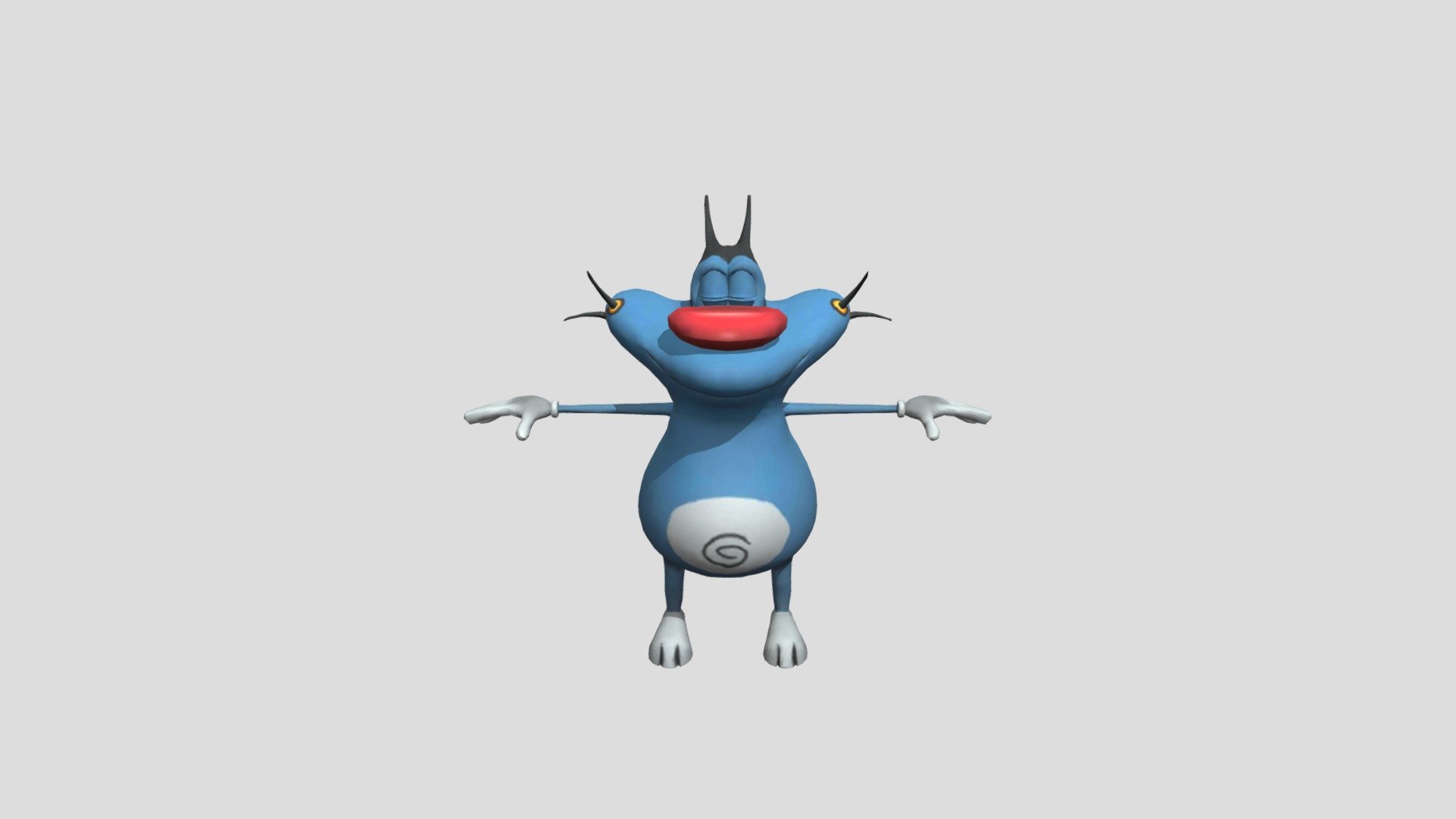 Mobile - Oggy 3D Run - Oggy - 3D model by badanon1 [f6e7efa] - Sketchfab