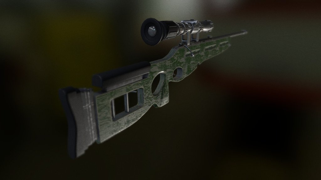 SV-98 (in progress) - 3D model by sas111 [f6e8174] - Sketchfab