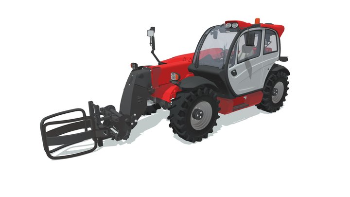 Telehandler 3D models - Sketchfab
