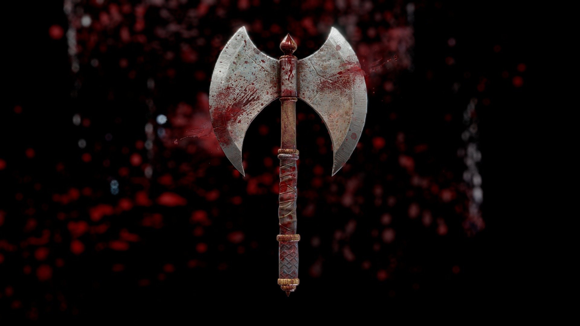 Great Axe fanart blood version - 3D model by Alex (@alexonemore ...