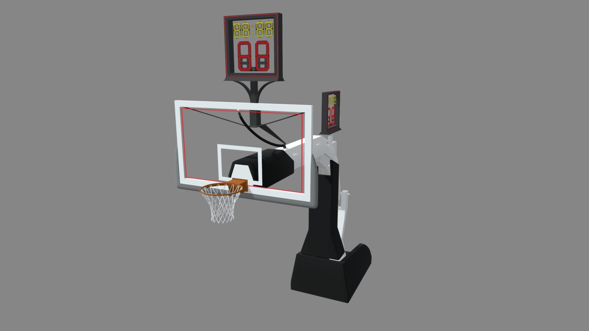 Professional Basketball Hoop - 3D model by 3dsellke [f6eafc7] - Sketchfab