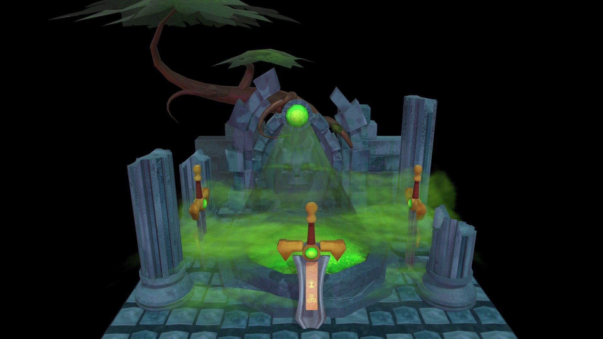 The Ritual - Diorama - 3D model by jdvcmultimedia [f6ec692] - Sketchfab