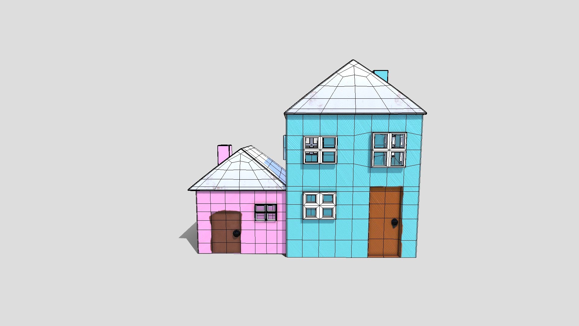 Clay Houses - 3D model by Ryan2023 [f6ed414] - Sketchfab