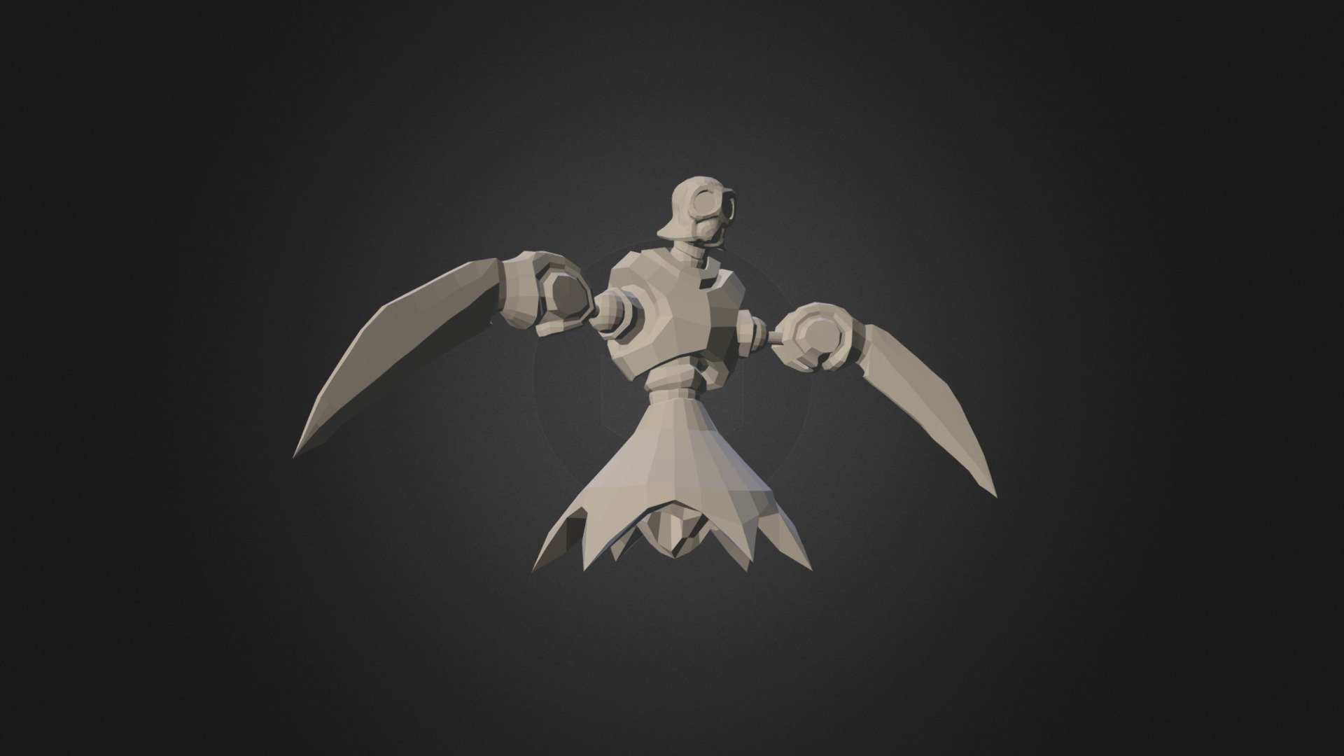 Shinigami Bot Low - 3D model by brunocoimbra [f6ed672] - Sketchfab