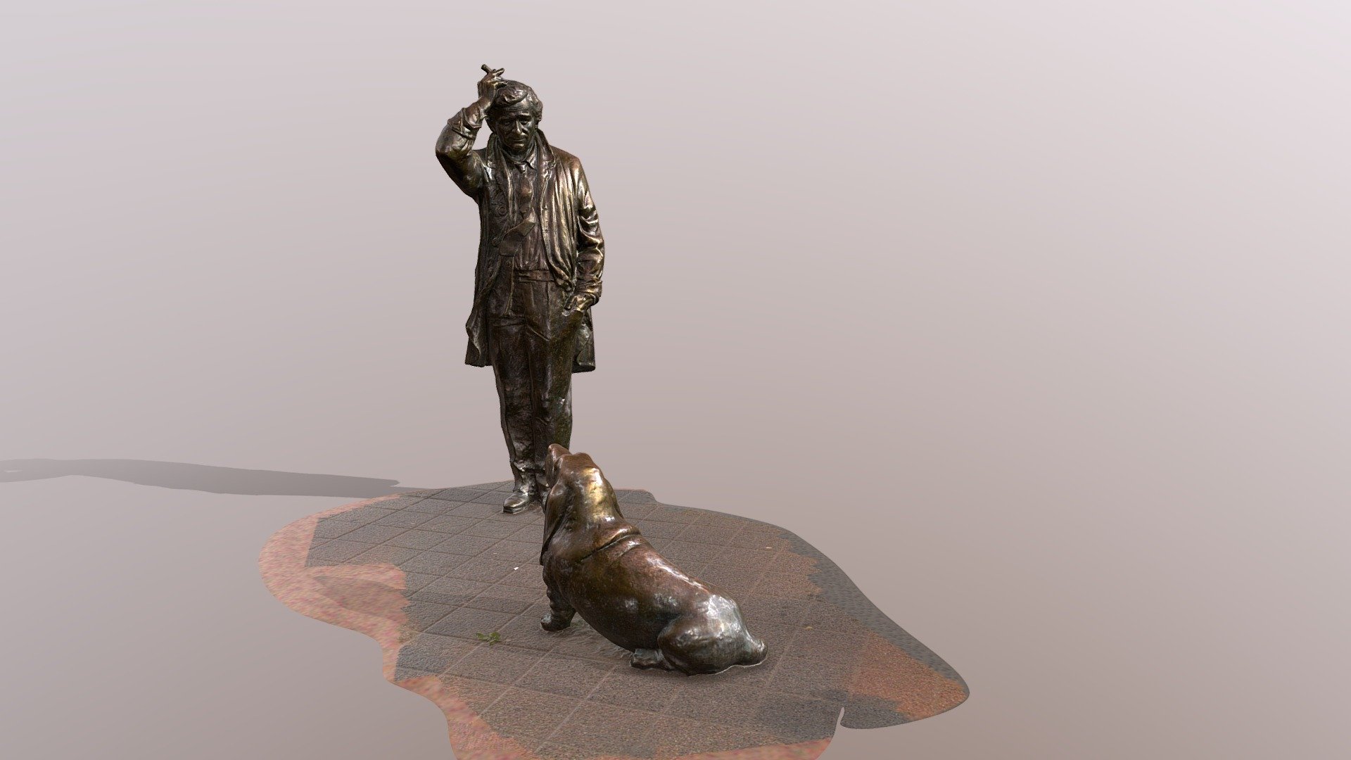 Columbo statue in Budapest - 3D model by FreeDee Printing Solutions ...