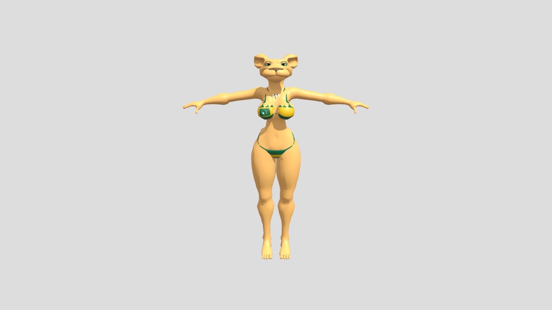 Kit Mambo, Bikini - Download Free 3D model by Paper Hat Society (@immortalsimman44) [f6ee8e8 ...