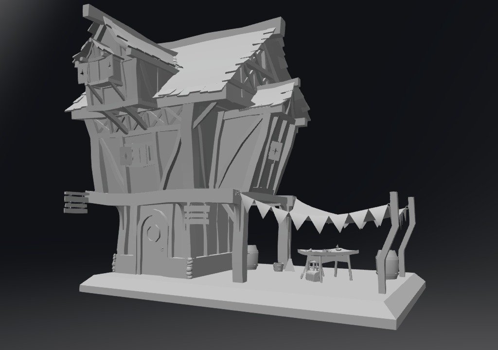 House With Props Exported ( Review Purposes ) - 3D model by sammsteele ...