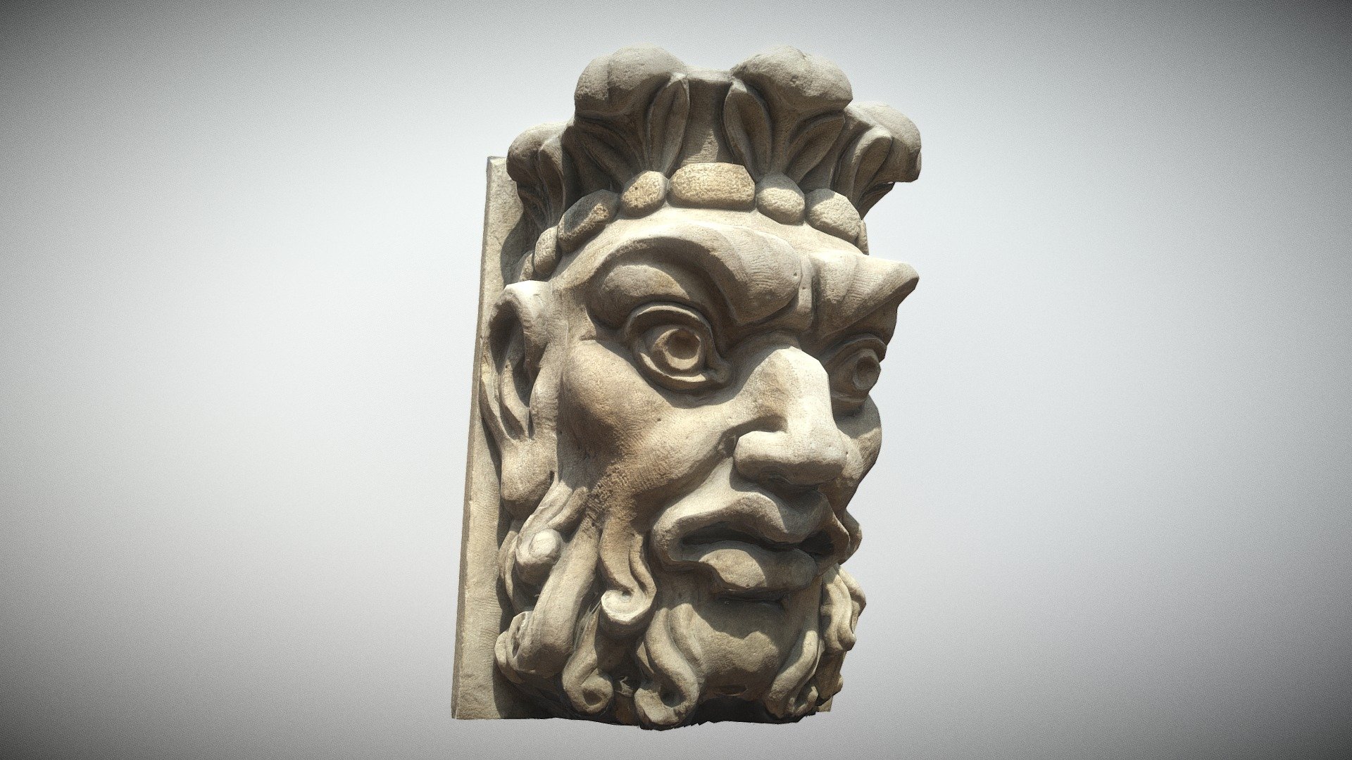 Paris Panthéon Mascaron n°2 - Download Free 3D model by 3DSCANFR (sdrn ...