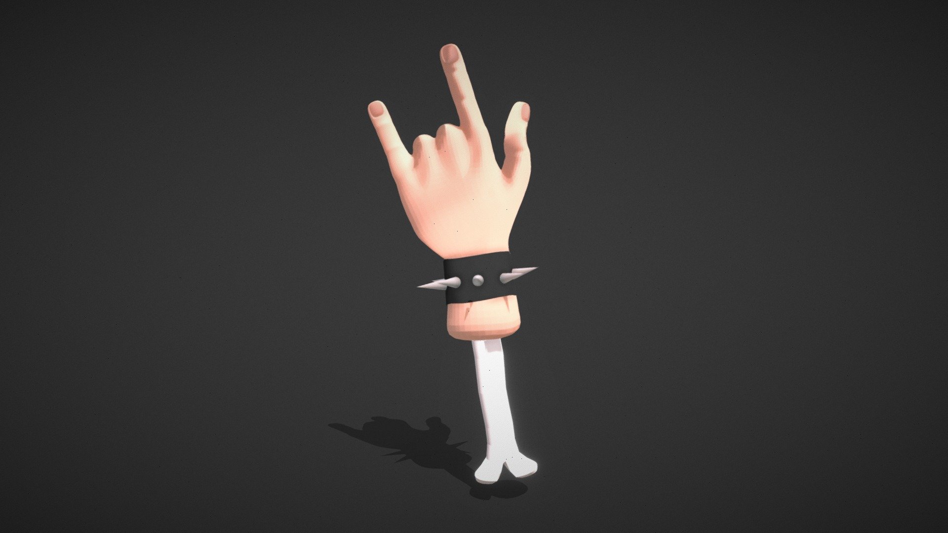 Low Poly Rock Hand - Download Free 3D model by PeToDes [f6ef96d ...